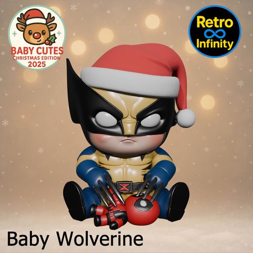 Baby Wolverine / Baby Wolverine - Baby Cutes Christmas Edition 2025 3D ...