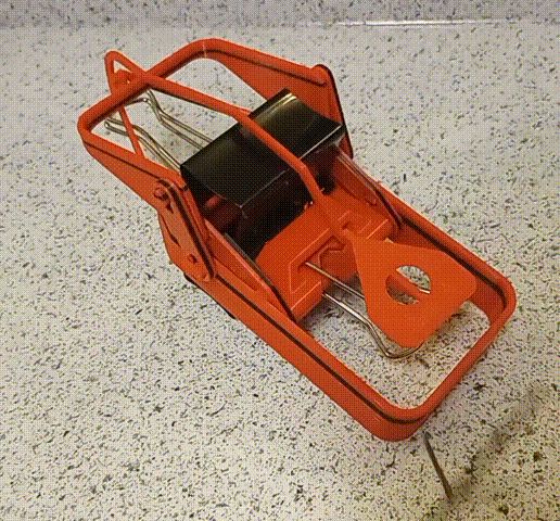 3D file Overpowered Binder Clip Mousetrap 🪤 ・3D printable model to ...