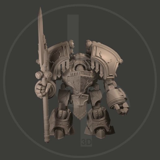 🤖 CRONUS ancient robot. Gold edition・ 3D File for 3D printing・Cults