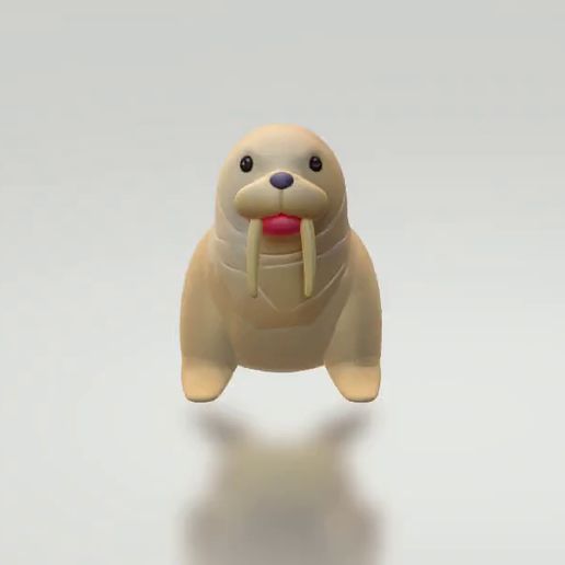 👧 Walrus Model・ STL File for 3D printing・Cults