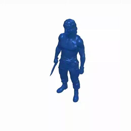 RAMBO: The One-Man Army! 🔪 Classic Action 3D Model・ STL File for 3D ...