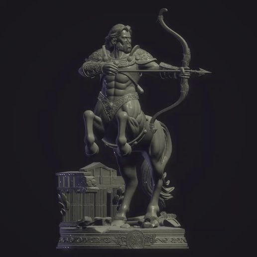 👾 Chiron Centaur・ STL File for 3D printing・Cults