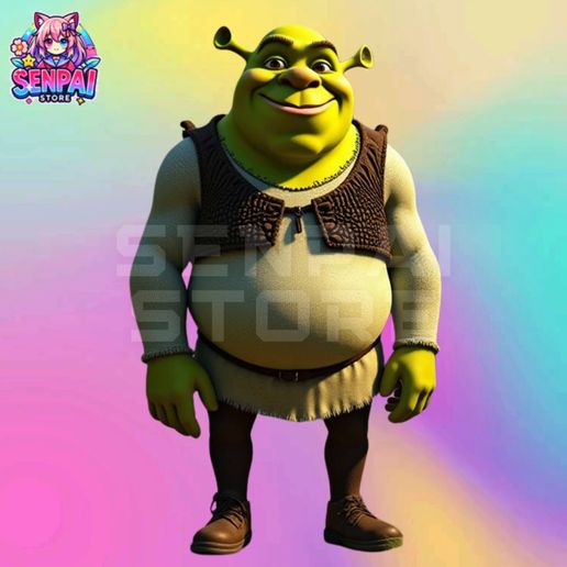 🎃 SHREK 3D MODEL・ STL File for 3D printing・Cults