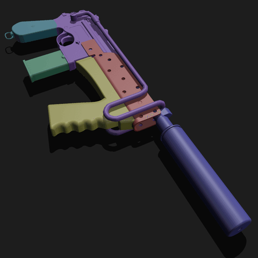 🔫 Mauser M712 SMG ( Prop-Gun ) 1/1 Scale・ STL File for 3D printing・Cults