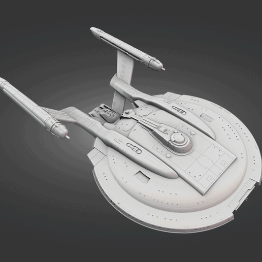 🖖 NX Refit 1/1400 Scale Model Kit・ STL File for 3D printing・Cults