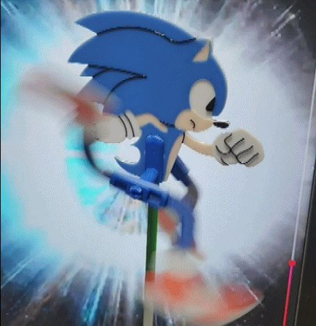 🦔 Sonic the Windspinner (Free-watch video)・ STL File for 3D printing・Cults