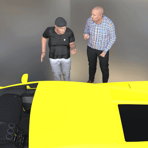 🚗 Car show Spectators 3・Free STL File for 3D printing・Cults