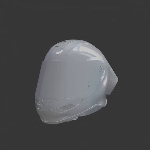 🪖 Racing Helmet | Motorsport Full-Face Helmet | 3D Model for Sim Racing ...