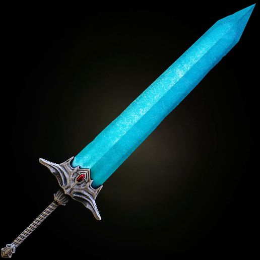 🗡️ SWORD OF MOONLIGHT HOLY MOONLIGHT GREATSWORD life size cosplay ...