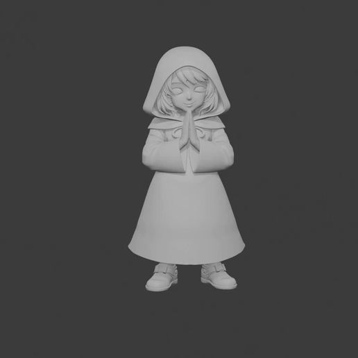 🔚 White mage/wizard final fantasy 1 in 2 versions (With round base and ...