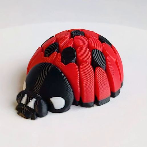 Articulated Ladybug – 3D Printable Flexi Toy 🐞・ STL File for 3D ...