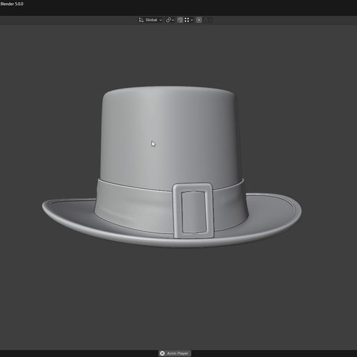 🔝 Top Hat・ STL File for 3D printing・Cults