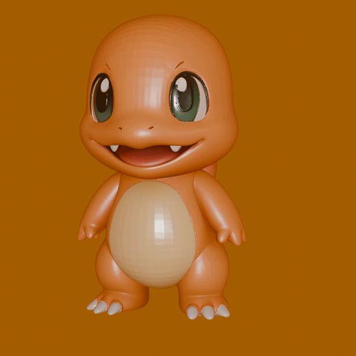 charmander chibi 3d