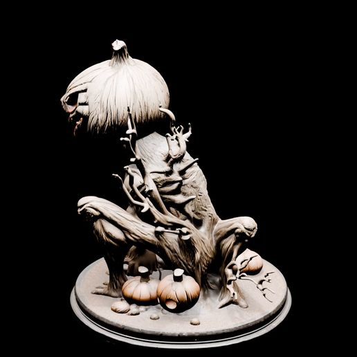 🎃 Pumpkin Wraith Halloween 3D Model | Creepy Jack O’ Lantern Monster ...