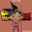 STL file Goku Chibi - Dragon Ball 🐉 (OBJ)・3D print model to download・Cults