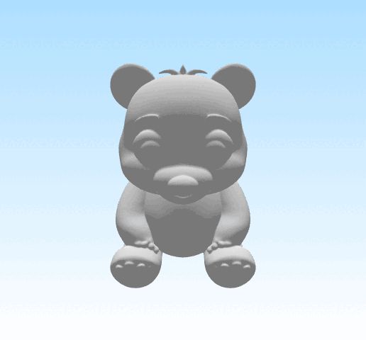 STL file cute teddy bear 🧸 ・3D printable model to download・Cults