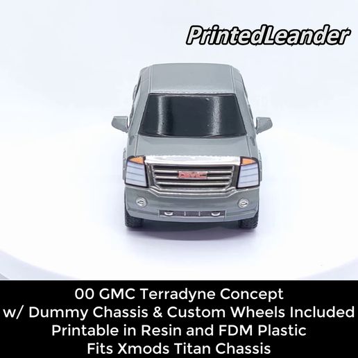 🐚 1:28 Scale 00 Terradyne concept Body Shell w/ Dummy Chassis (Xmod ...