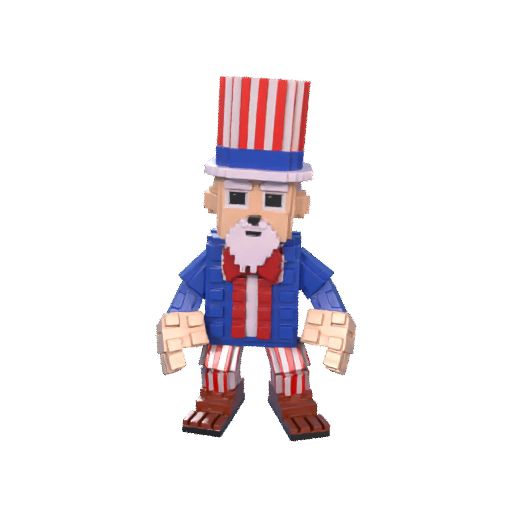 🐉 Elon Musk — Brainrot Roblox Uncle Sam Parody・ STL File for 3D ...