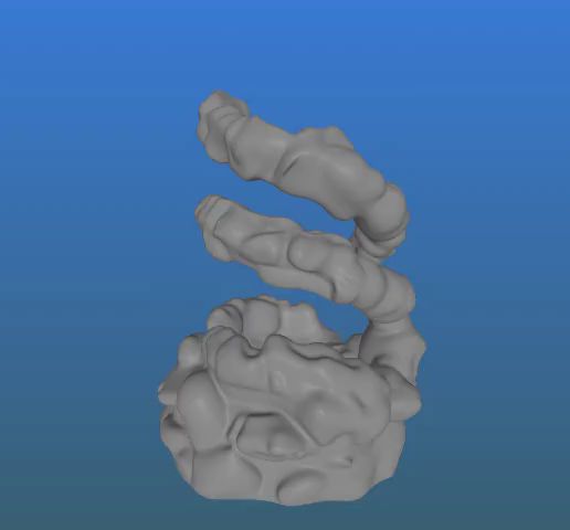 🚬 Smoke Spiral Effect Diorama Stand・ STL File for 3D printing・Cults