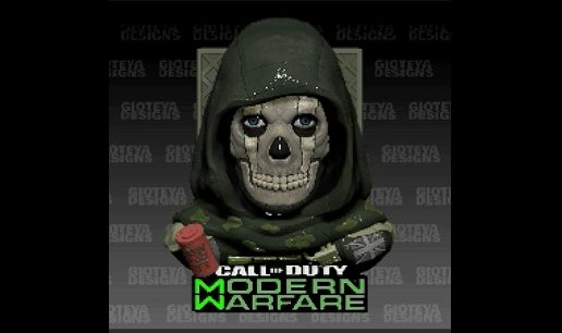 STL file Call of Duty Modern Warfare Ghost Reckoner 🤙 ・3D printable ...