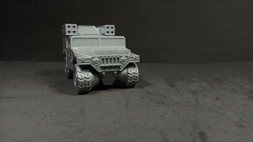 🦸 Humvee Avenger・ STL File for ・Cults