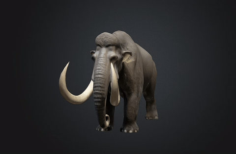 Fichier 3D DiB Mastodon Elephant Mammoth Animal Stl Obj Glb for 3D ...
