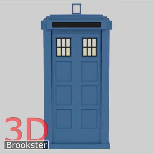 🩺 Doctor Who - Scream of the Shalka TARDIS in 5.5" scale・ 3D File for ...