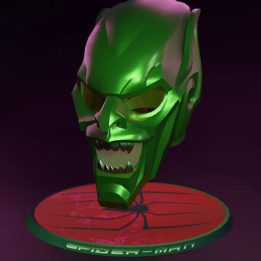 👺 Green Goblin Mask | Spider-Man [2002]・ STL File for 3D printing・Cults
