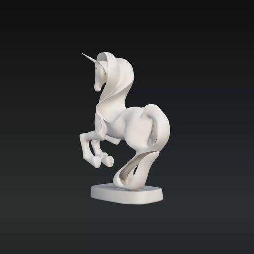 🦄 modern unicorn・ STL File for 3D printing・Cults