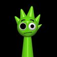 🧸 Sprunki Incredibox OWAKCX Lime STL 3D Character Fanart・ STL File for ...