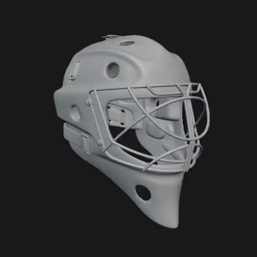 🎭 Goalie Mask・ STL File for 3D printing・Cults