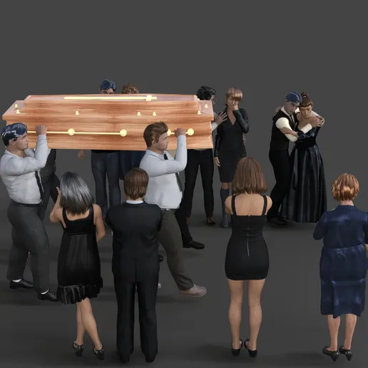 ⚱️ The Funeral・Free STL File for 3D printing・Cults