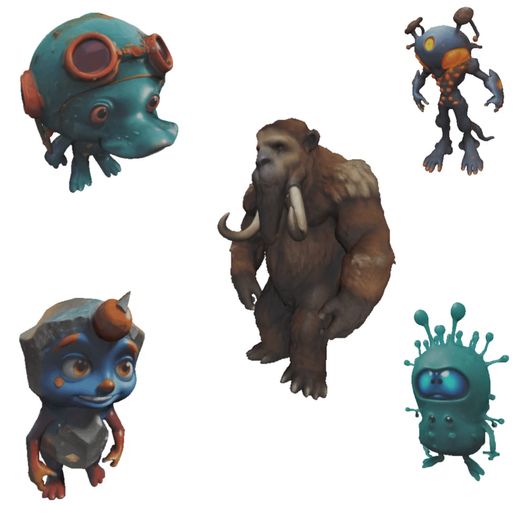 3D file Cosmic Critters Collection 🐉 ・3D printable model to download・Cults