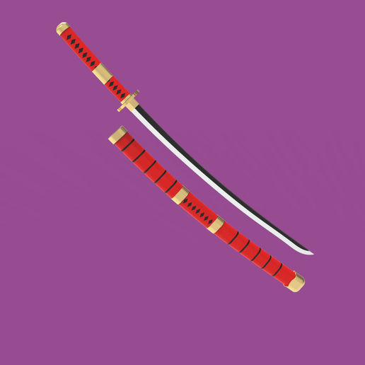👾 Sandai Kitetsu-Inspired Katana - 3D Printable Model・ STL File for 3D ...