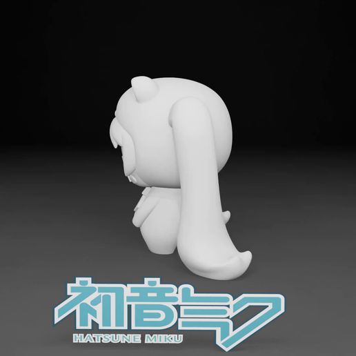 Hatsune Miku with Bear Kigurumi / Kawaii Hatsune Miku in Bear Kigurumi 🐻🌸・ STL File for 3D ...