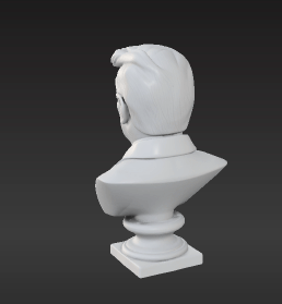 👤 Businessman Head Sculpt - Iconic Hairstyle, Presidential Style 3D ...
