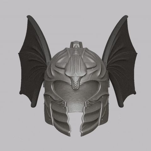 🐉 Dragon helmet fanart・Free STL File for ・Cults