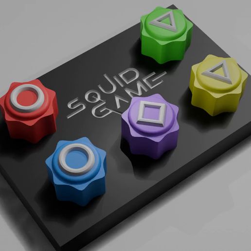STL file Gonggi - squid game 🦑 ・3D printing template to download・Cults