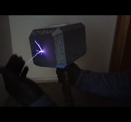 thor hammer 3d light