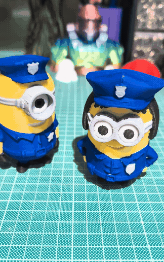 🚓 POLICE MINIONS 2 MODELS・ STL File for 3D printing・Cults