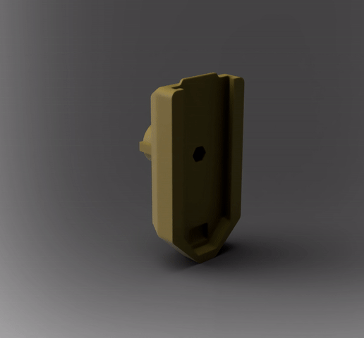 STL file WE Scar Stock to AEG buffer tube adapter (m4 stock adapter) 🔫 ...