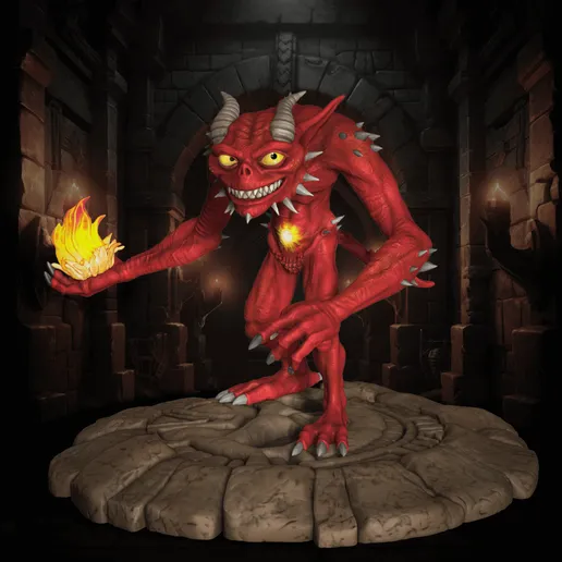 👹 Overlord 2007 Red Minion Customizable・ STL File for 3D printing・Cults