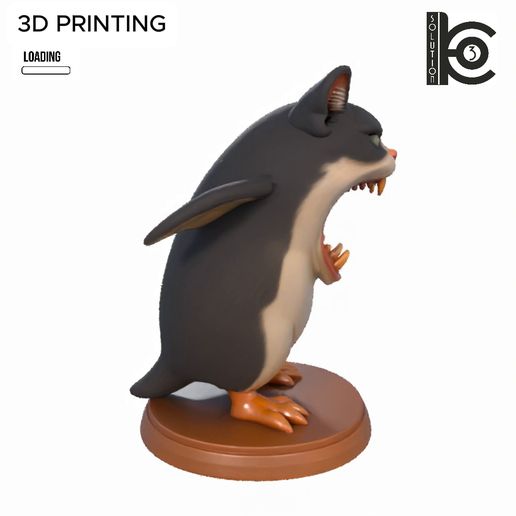 😡 Angry Penguin-Mole - 3D Model for Printing・ STL File for 3D printing ...