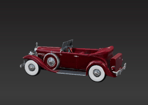 💺 Classic American Roadster with Rumble Seat - 1929-Style Automobile ...