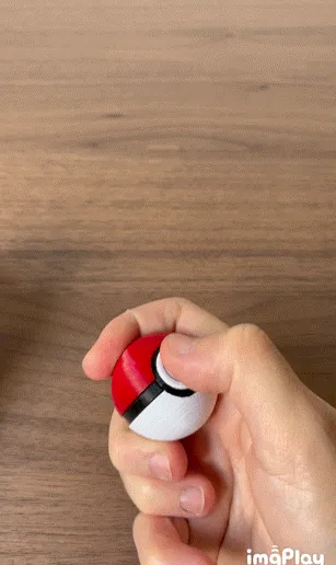 🐉 POKEBALL CLICKER・ STL File for 3D printing・Cults