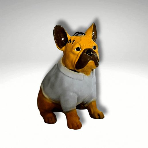 👾 Homer Simpson Bulldog Statue・Archivo STL para Impresión 3D・Cults