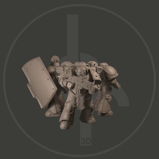 🎲 Siege Squad (restored 15)・ 3D File for 3D printing・Cults