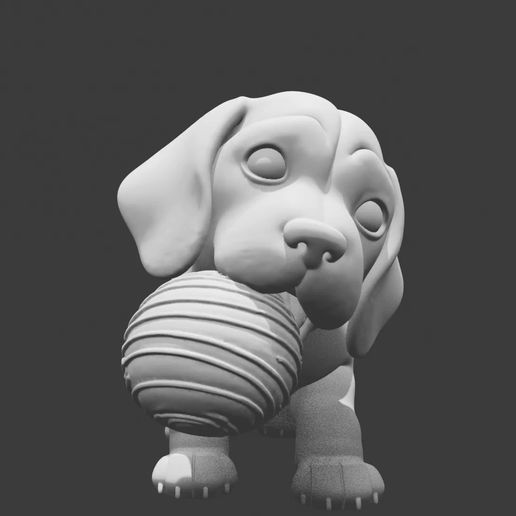 🐕 beagle puppy・ STL File for 3D printing・Cults