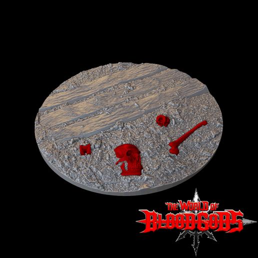 🩸 Trench Base Topper 32mm・Free STL File for 3D printing・Cults