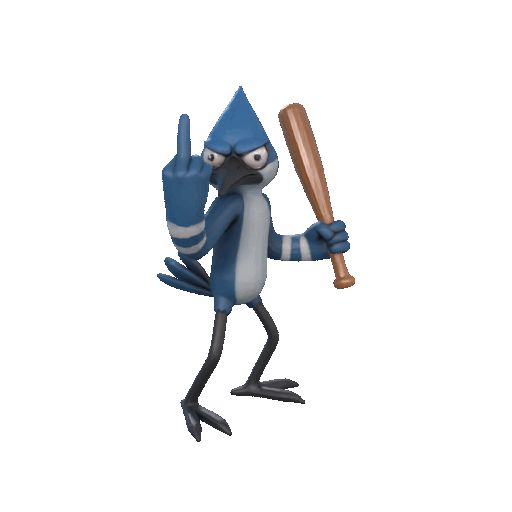 🎁 Mordecai Rude 3D - Unique model of the irreverent character from ...